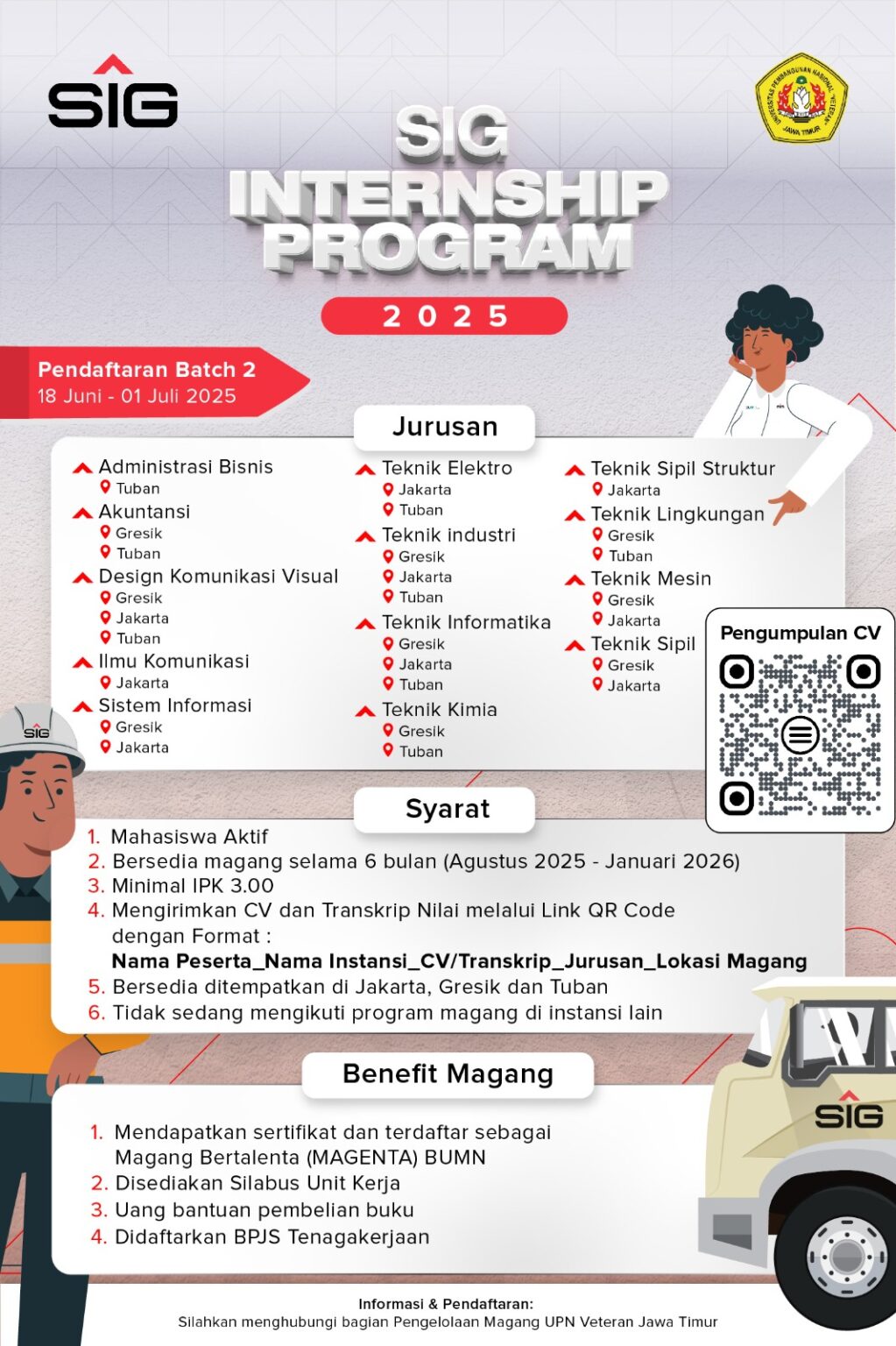 Internship Program 2025 – PT. SIG – Teknik Kimia